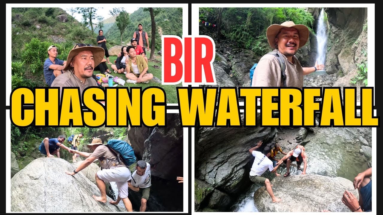 HIDDEN WATERFALL IN BIR || WATERFALL ADVENTURE || WATERFALL WONDERLAND ...