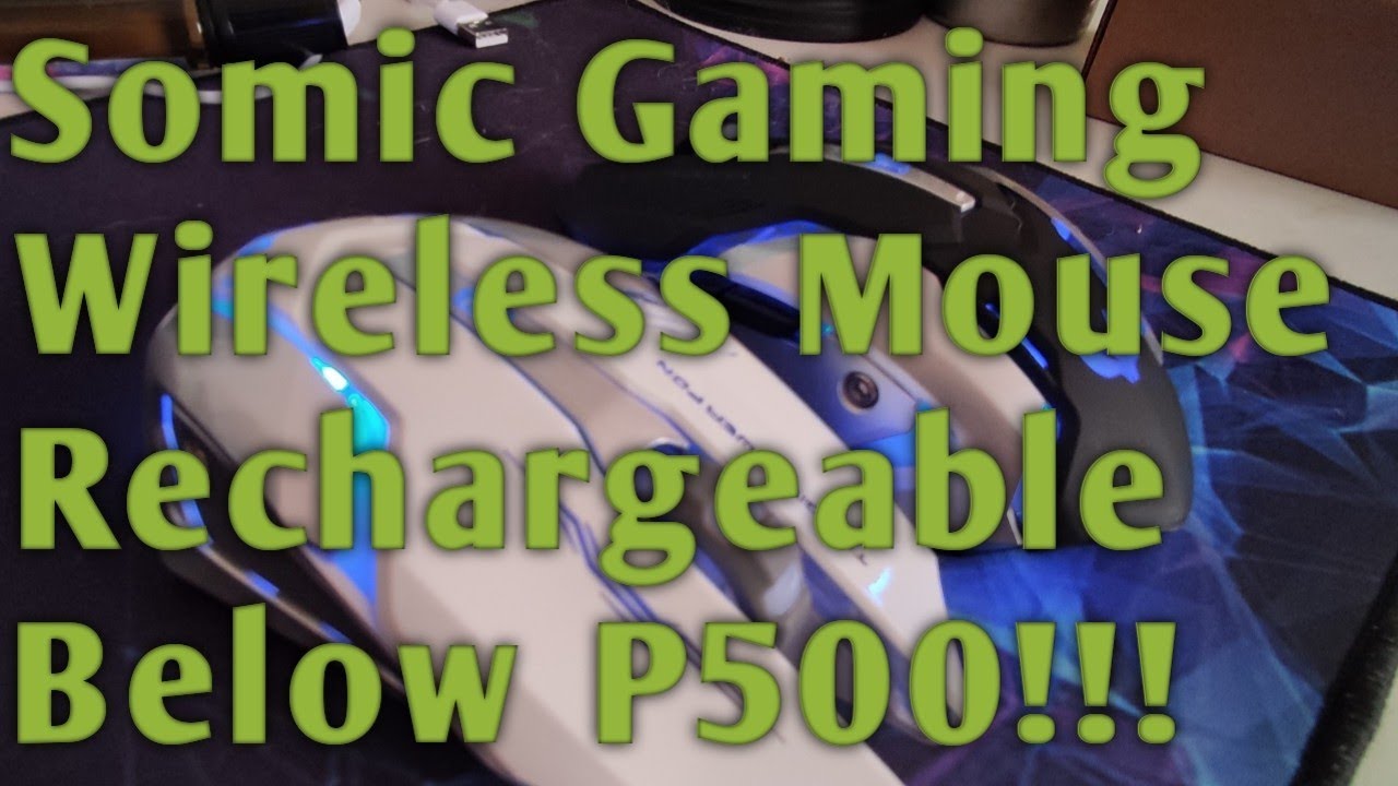 Somic Gaming Wireless Mouse Rechargeable #shopeefinds #unboxing - YouTube