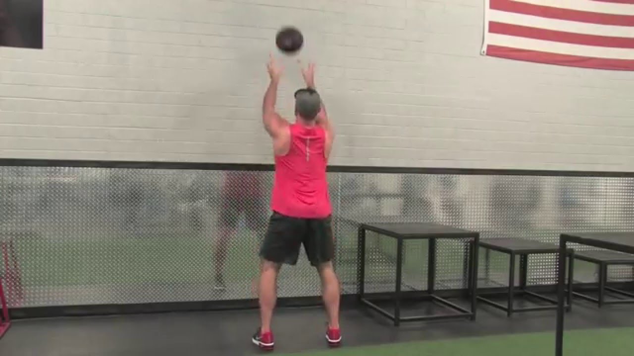 Medicine Ball Wall Ball - YouTube