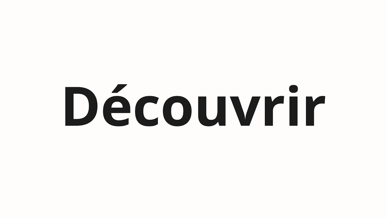 Dcouvrir Adn Découvrir Text Effect And Logo Design Word