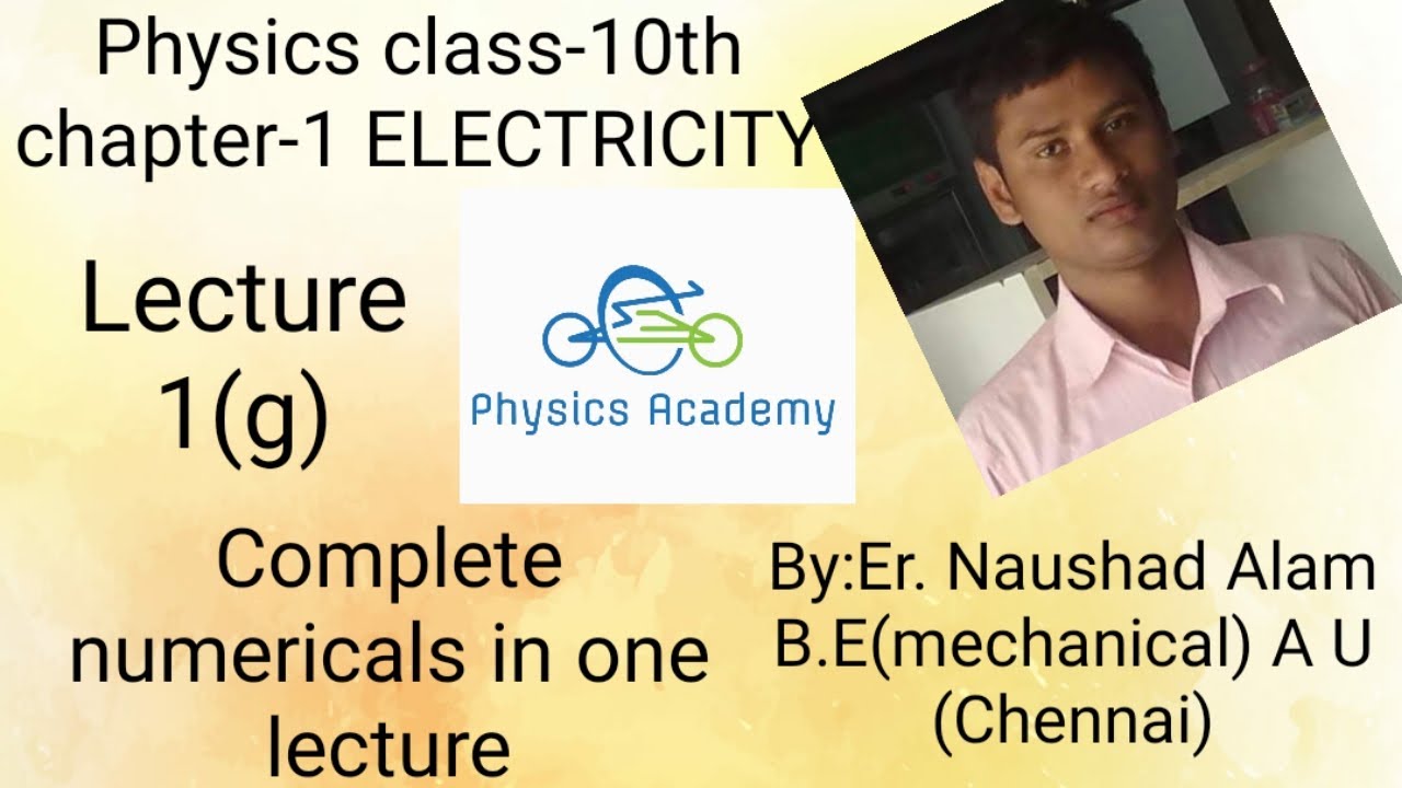 Physics class-10th chapter-1 electricity 1 (g) - YouTube