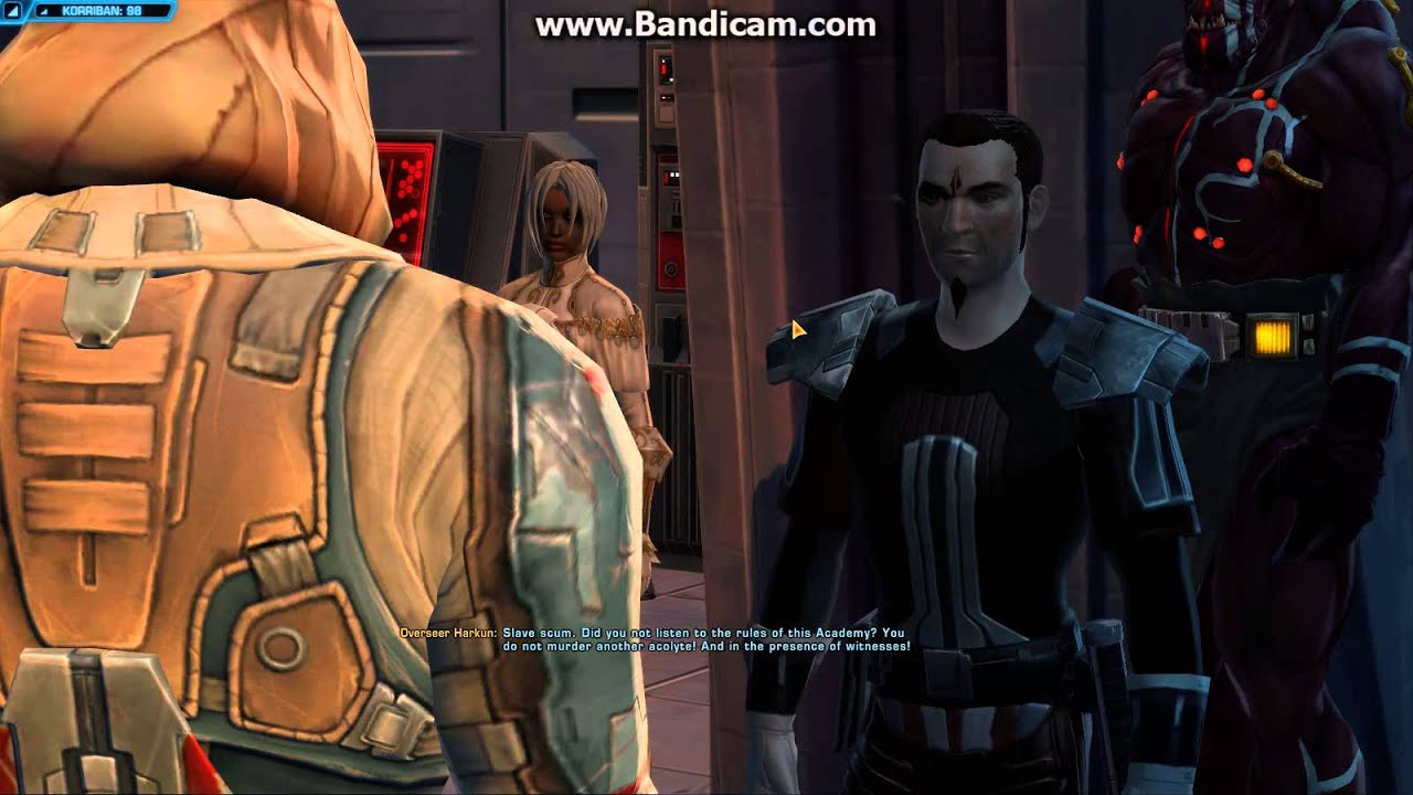SWTOR: [Sith Inquisitor Storyline] Killing Harkun - YouTube