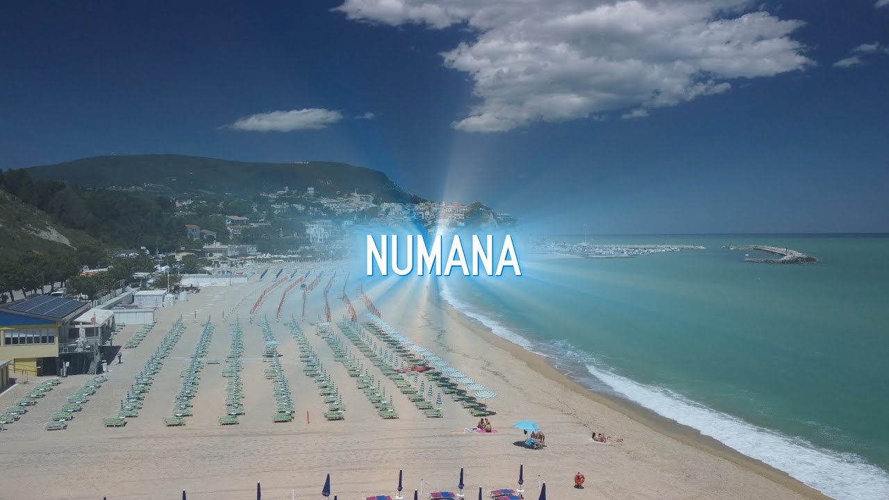 Numana, Italy, Adria, Beach and City - YouTube