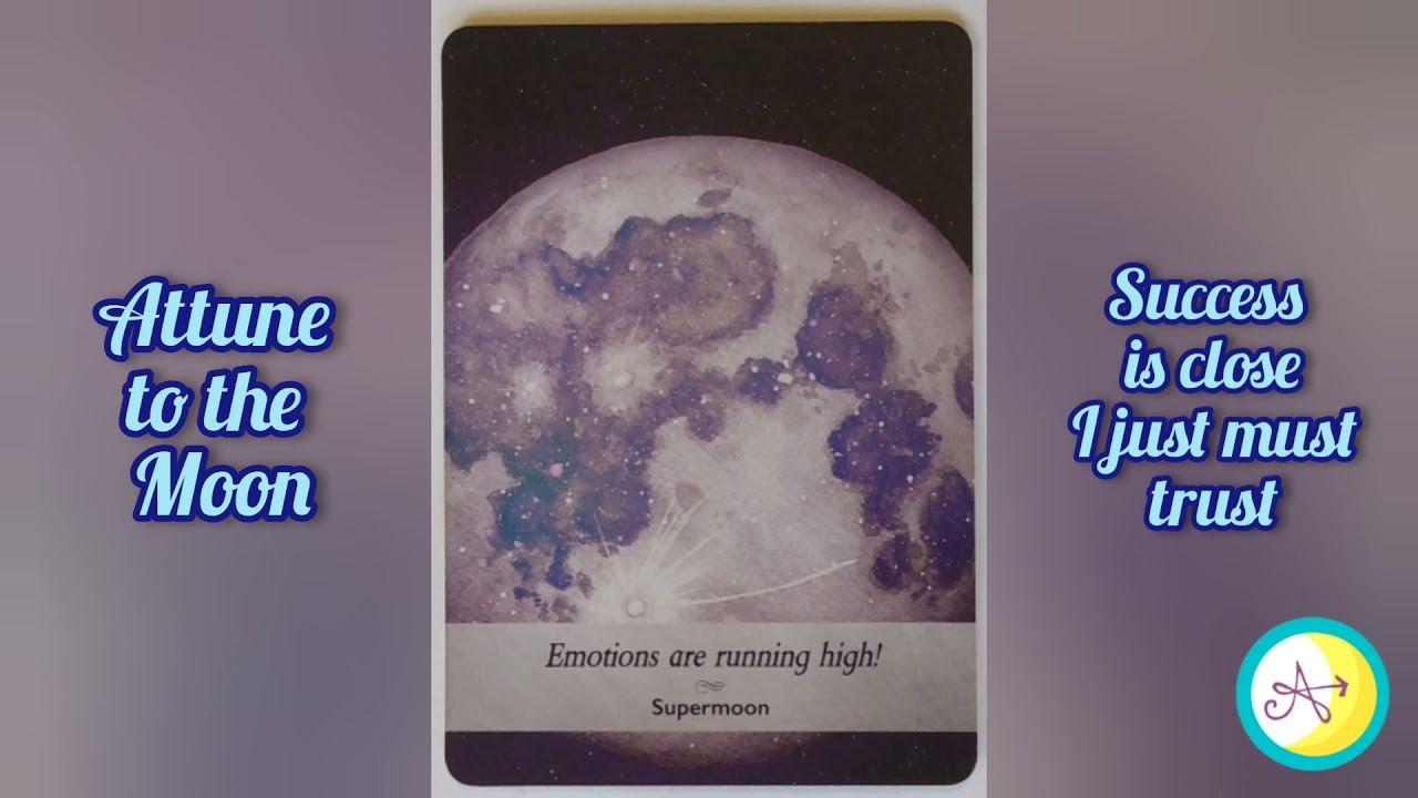 Supermoon Moonology Oracle Card Meaning Youtube