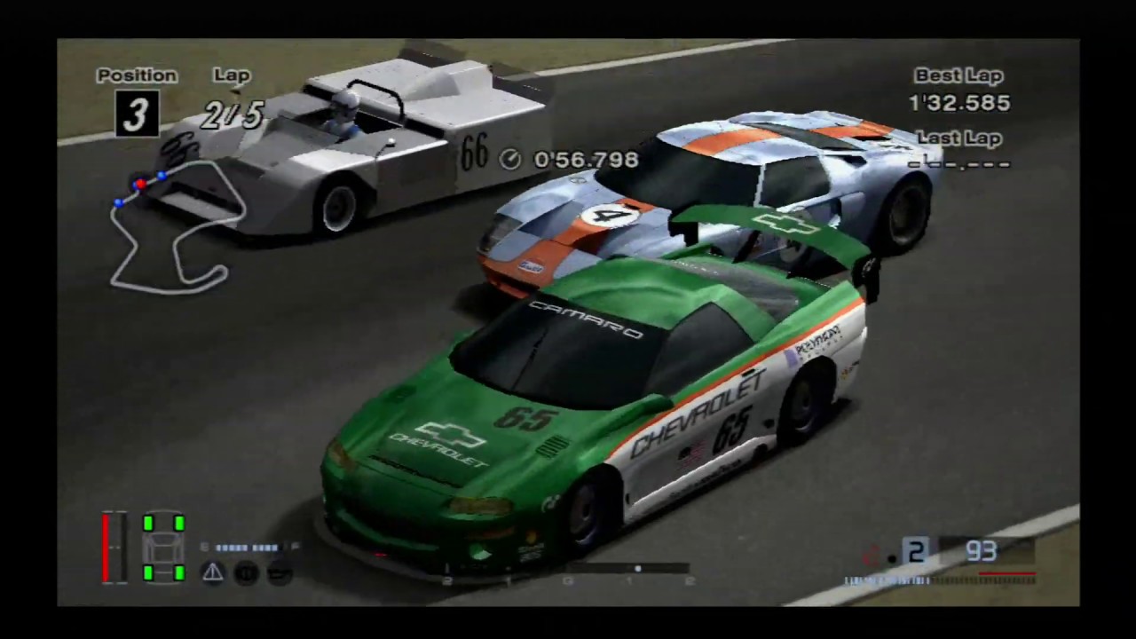 GRAN TURISMO 4-CHEVROLET CAMARO LM RACE CAR '01/LAGUNA SECA/GAMEPLAY ...