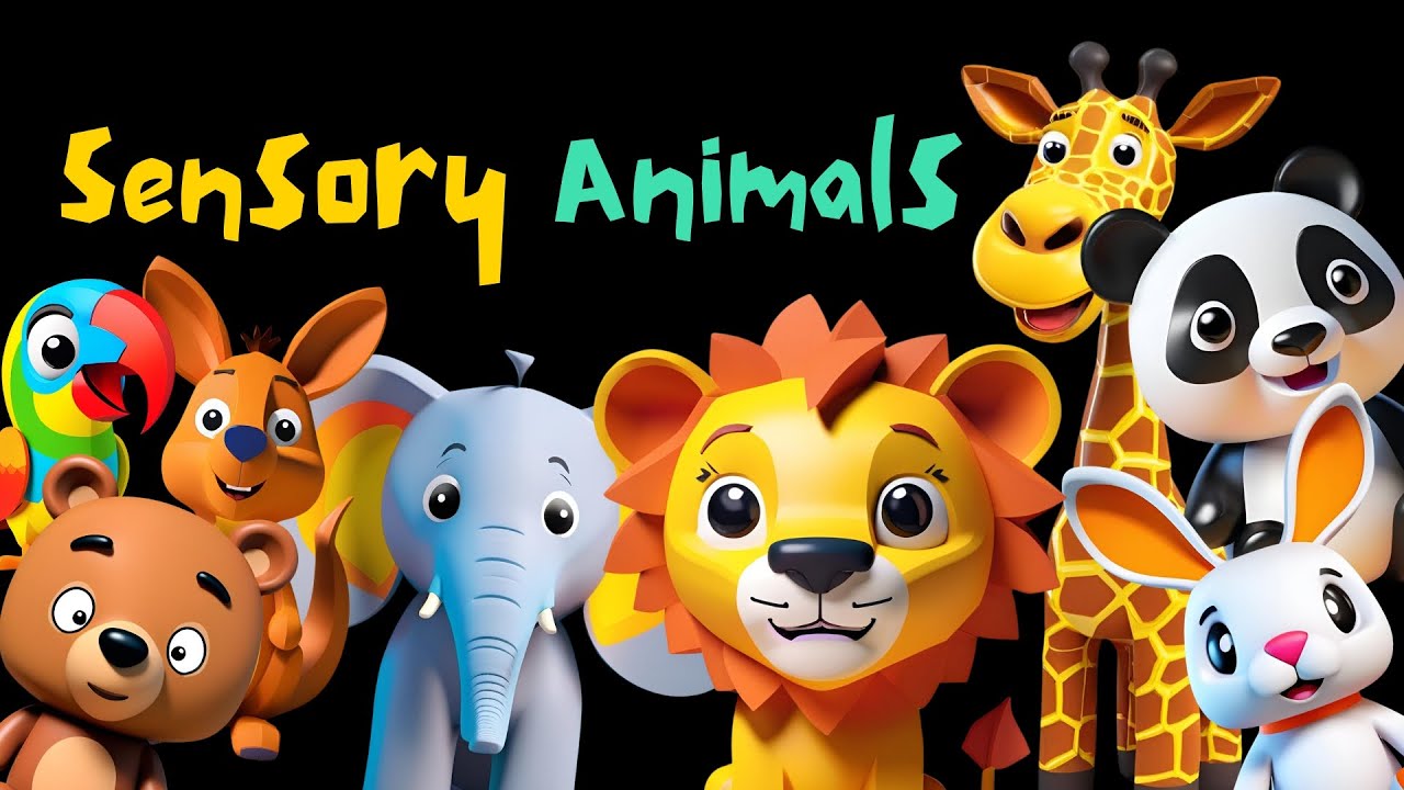 Sensory Institute - Dancing Happy Animals - Fun Animation With Upbeat ...