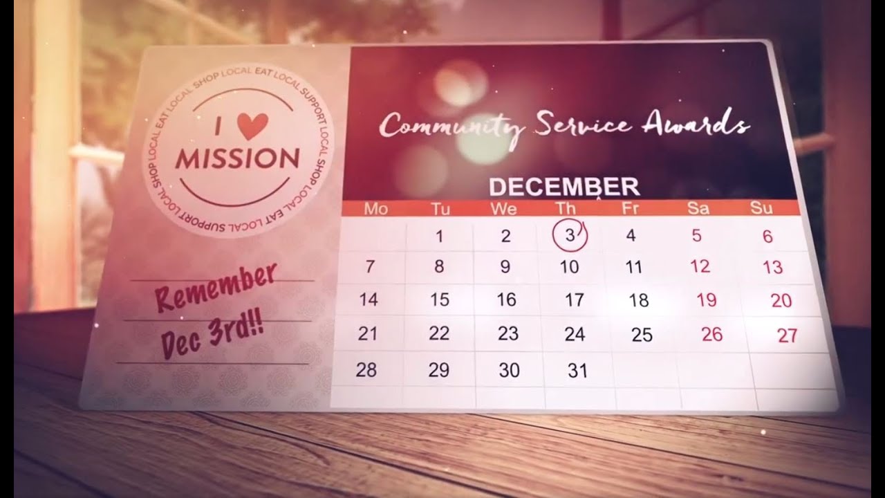 2020 Community Service Awards - Save the Date! - YouTube