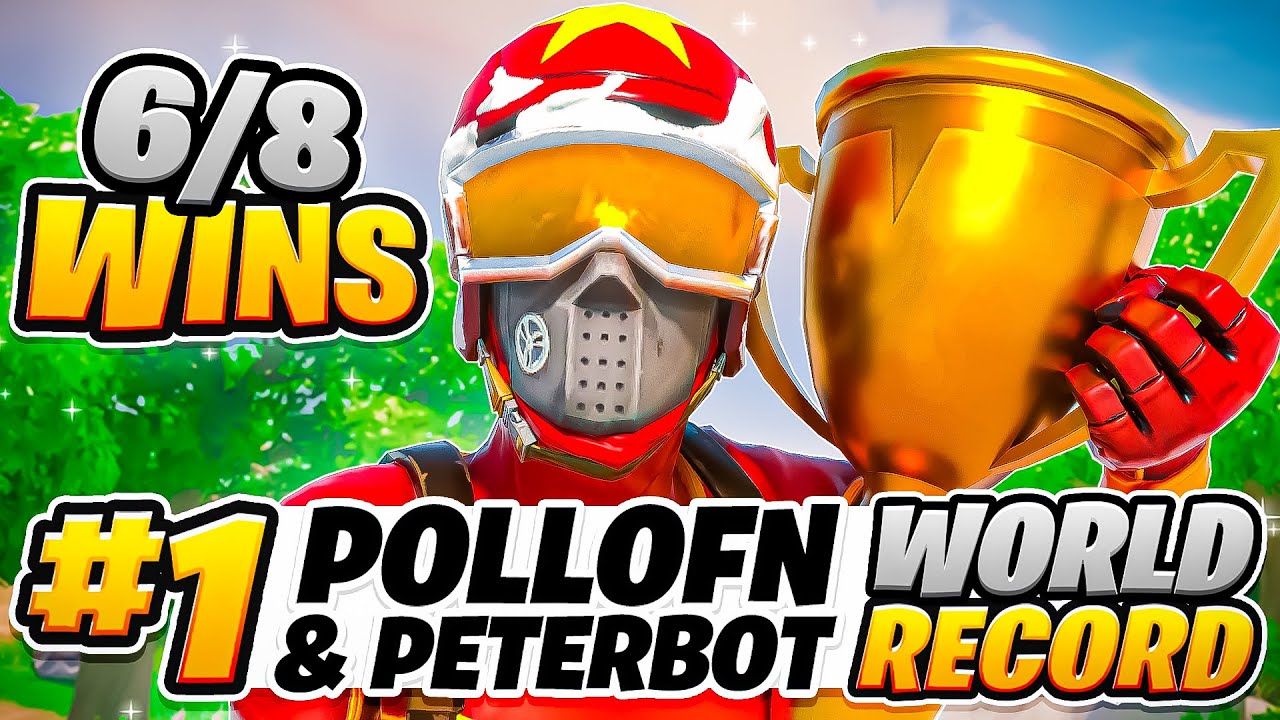 1ST PLACE DUO CASH CUP (6/8 WINS) - WORLD RECORD 🏆 w/ @PeterbotFN ...