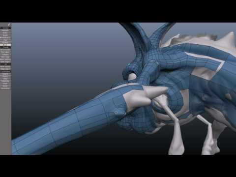 "WTF Monster" Part 6 Retopology - YouTube