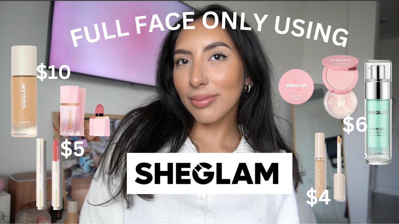 TESTING VIRAL SHEIN MAKEUP?? FULL FACE USING SHEGLAM MAKEUP! - YouTube