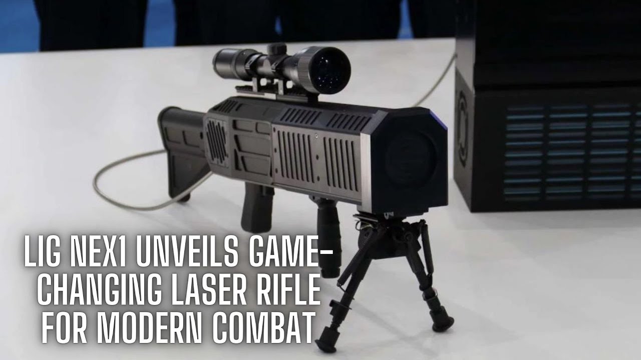 LIG Nex1 Unveils Game-Changing Laser Rifle for Modern Combat - YouTube