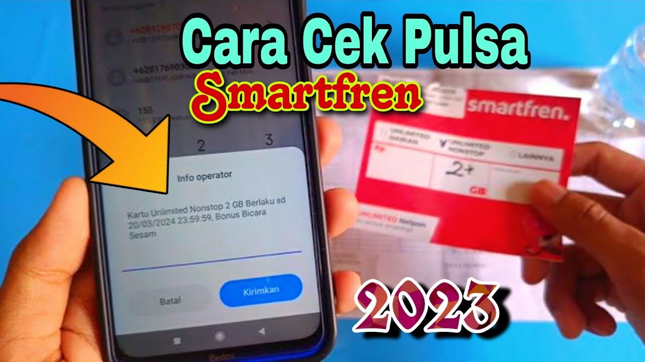 Cara Cek Pulsa Smartfren Terbaru 2023 - YouTube