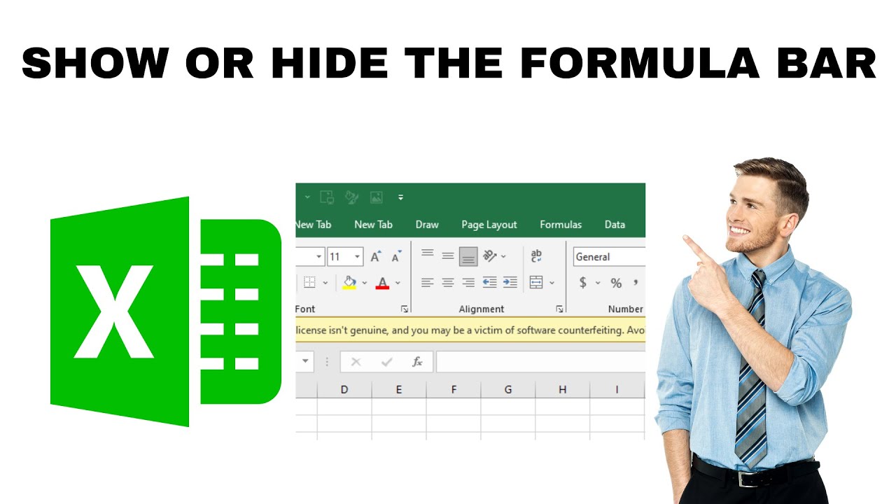 How To Show Or Hide The Formula Bar In Excel YouTube how-to-show-or-hide-the-formula-bar-in-excel-youtube