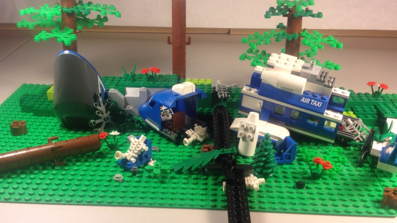 Lego Helicopter Crash | MOC 2 - YouTube