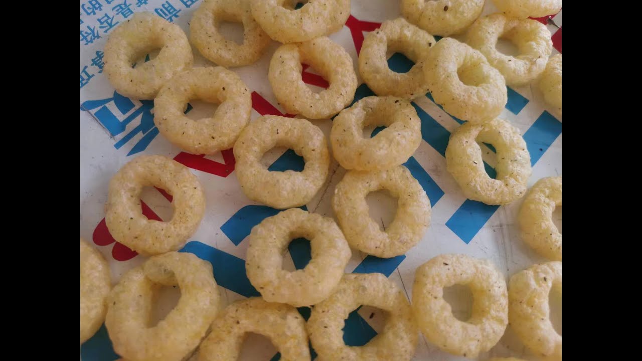 Sunward Corn Puffed Snack Pellet Cheese Ball Snacks Double Screw ...