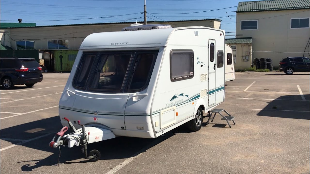 Обзор прицеп дачи Swift Challenger 400 SE. - YouTube