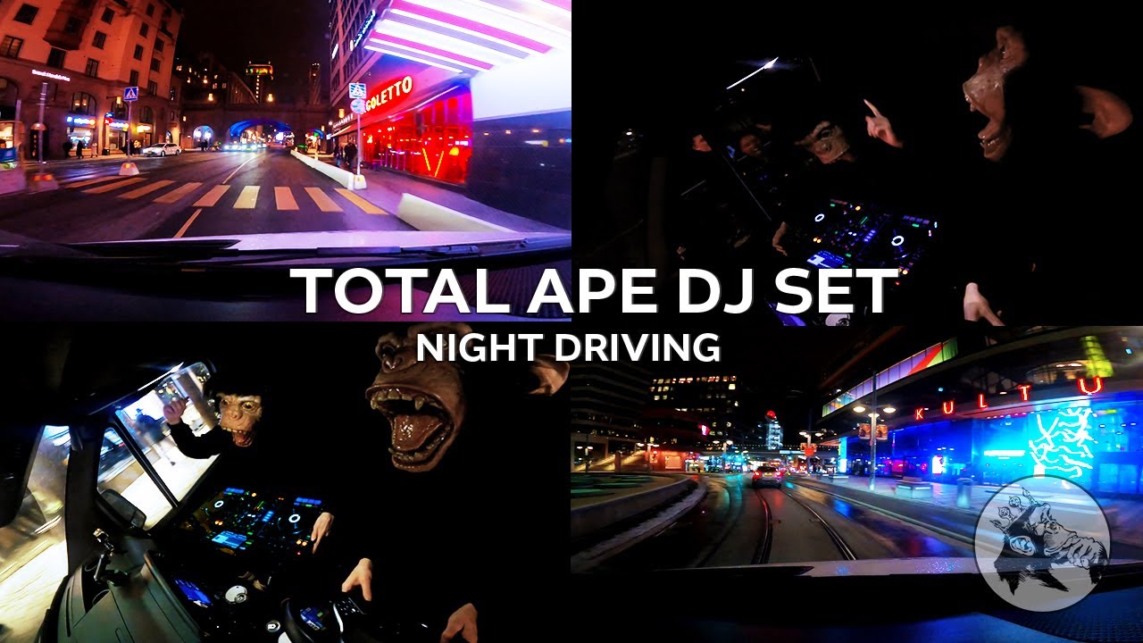 Night Driving - Dark Techno Rave Mix (Stockholm, Sweden) - YouTube