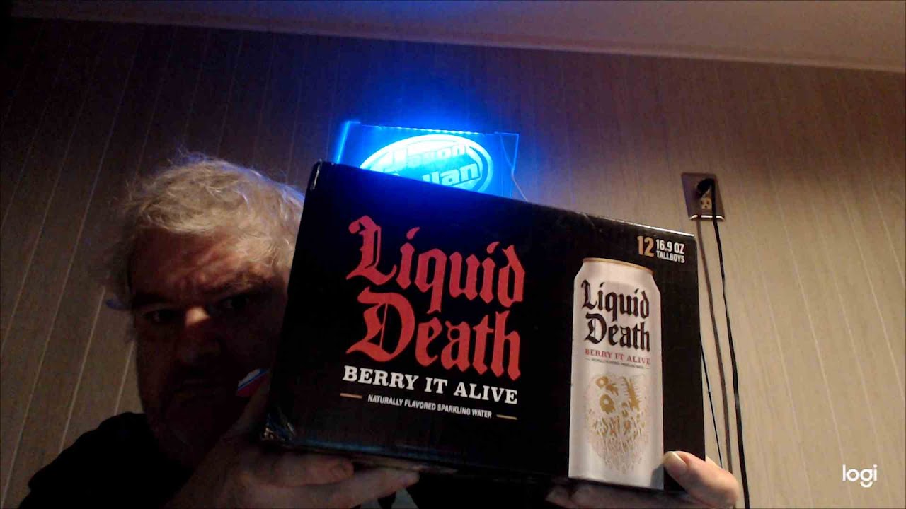 Liquid Death Berry It Alive Sparkling Water - YouTube