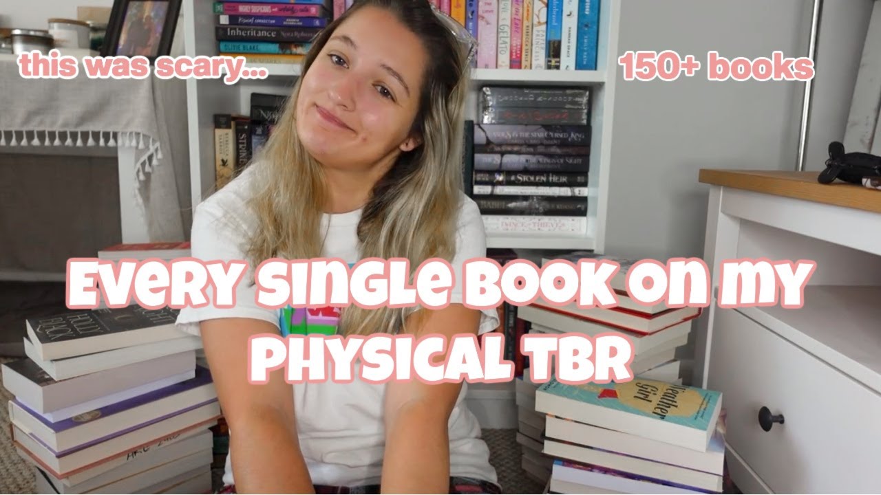 EVERY SINGLE BOOK on my physical TBR *150+ books - YouTube