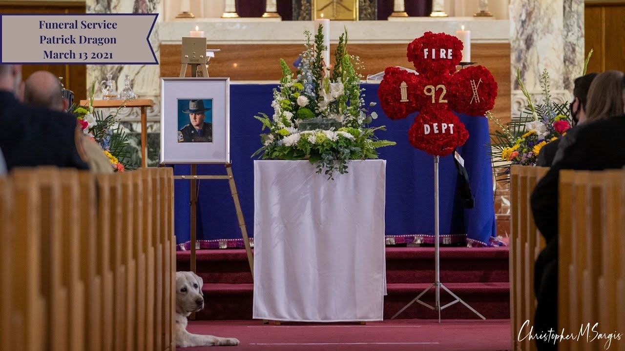 Patrick Dragon Funeral - Full Ceremony | Connecticut State Trooper ...