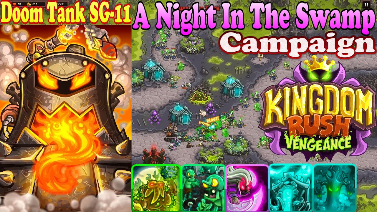 A Night In The Swamp Campaign New Swamp Thing Hero Doom Tank SG-11 ...