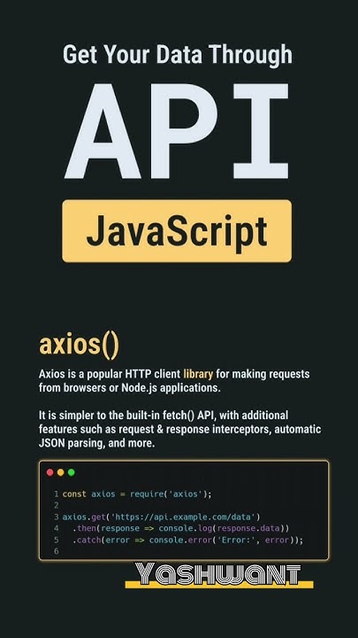 Learn How to Fetch Data in JavaScript: fetch(), axios(), AJAX ...