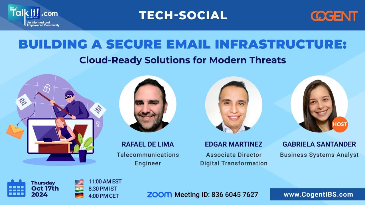 Tech Social: Building a Secure Email Infrastructure: Cloud-Ready Solutions for Modern Threats ...