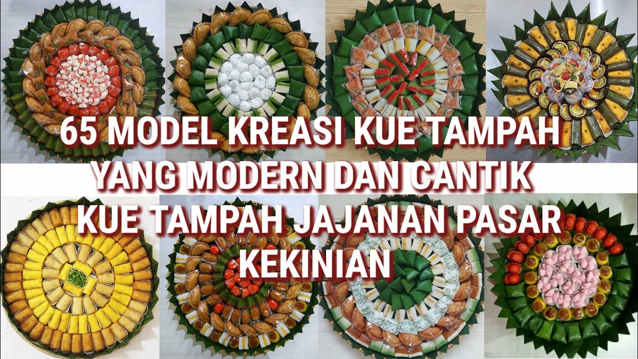 65 MODEL KREASI KUE TAMPAH YANG MODERN DAN CANTIK | KUE TAMPAH JAJANAN ...