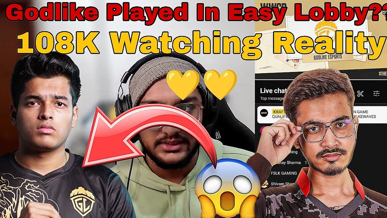 GodLike Played In Easy Lobby 🚨 | Caster On 108K Watching 🥵🔥| Fanbase ...