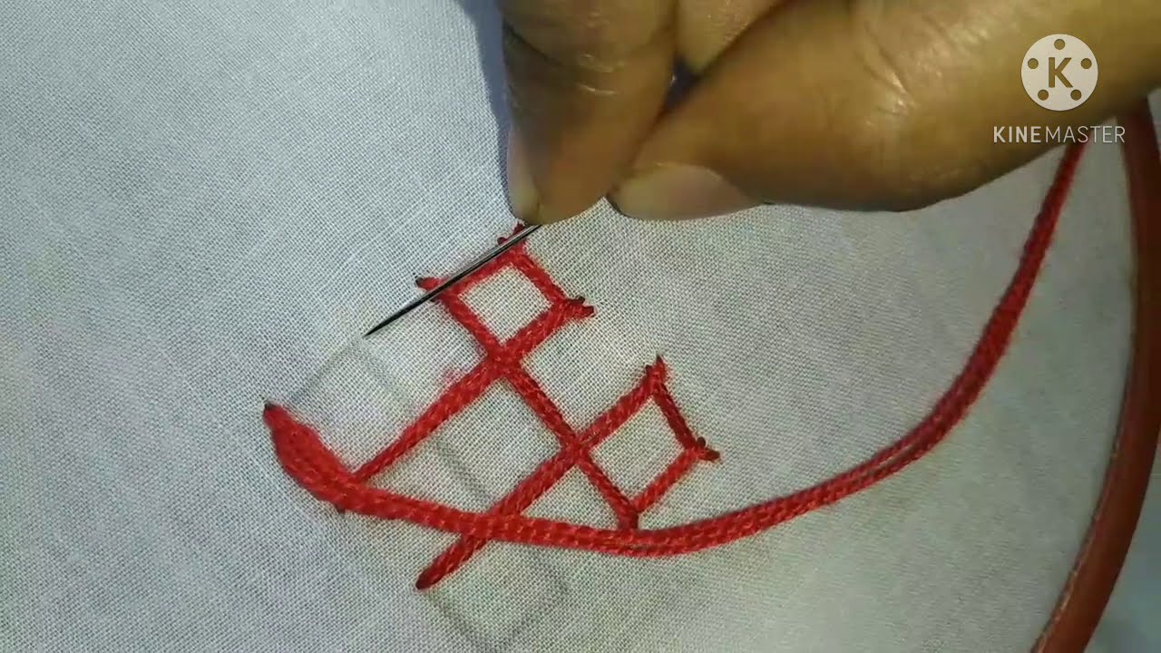Gujarati stitch tutorial, Hand Embroidery. - YouTube