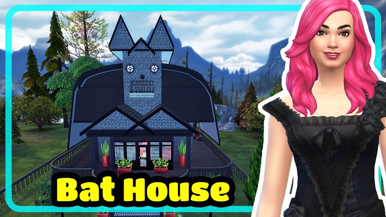 The Sims 4 Halloween Bat Family Home - Featured House Tour - YouTube