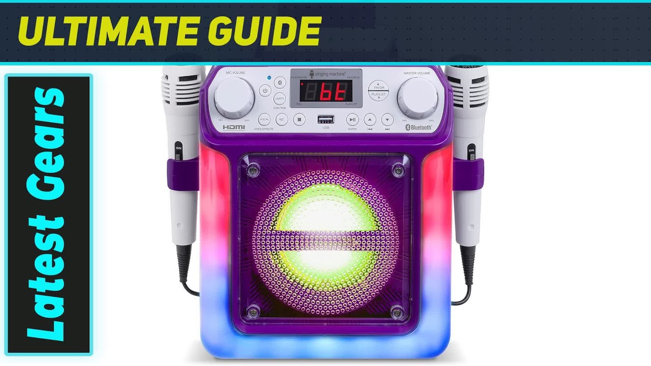 Singing Machine SML654V Groove Mini: The Ultimate Kids Karaoke Fun ...