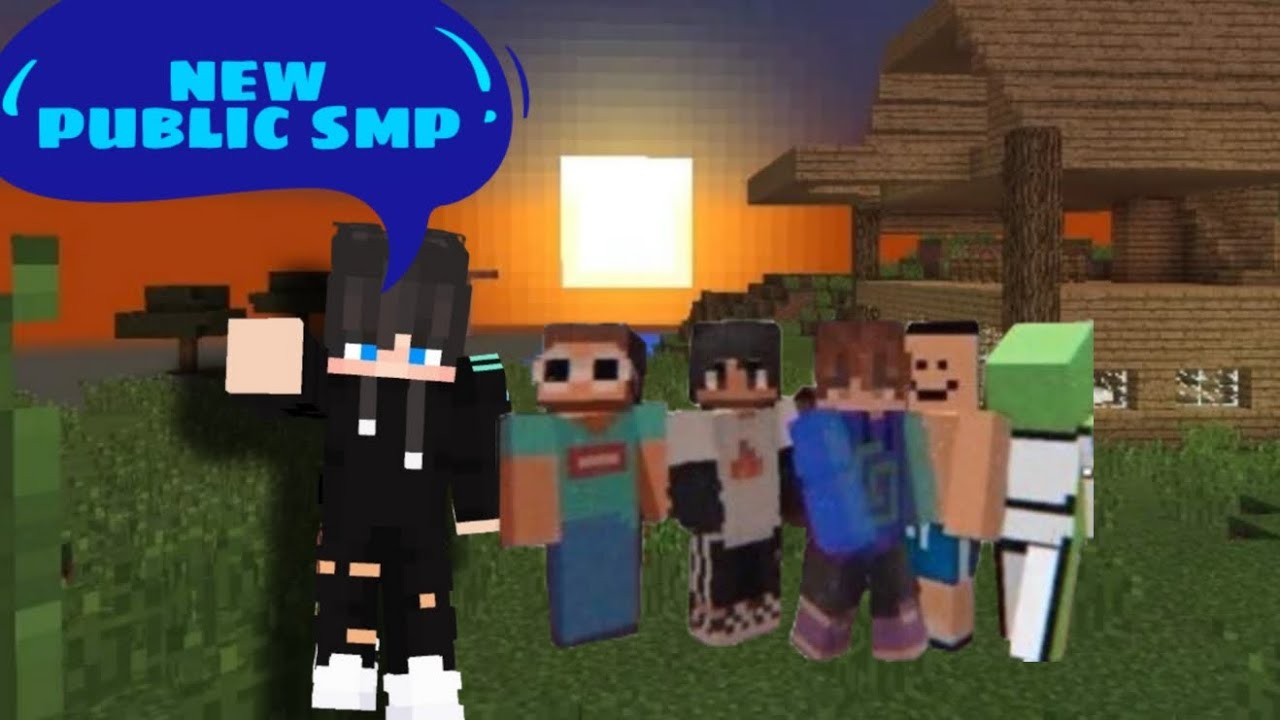 New minecraft public smp ip port 😎 java+pe 24/7 online 🔥 - YouTube