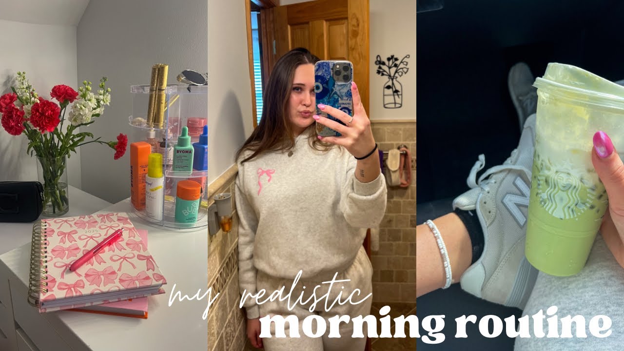 My Realistic Morning Routine! *simple & productive* - YouTube