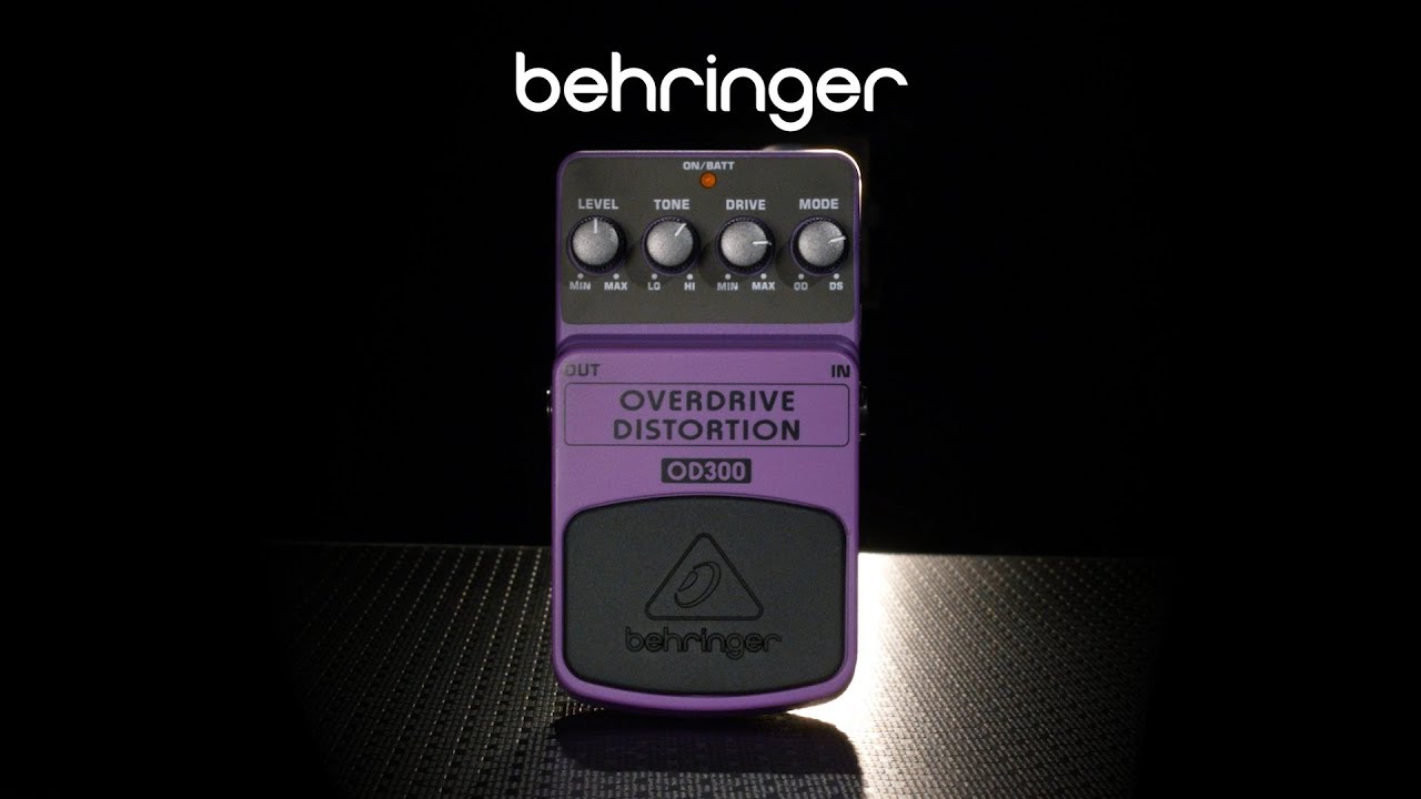 Behringer OD300 Overdrive/Distortion Pedal | Gear4music demo - YouTube