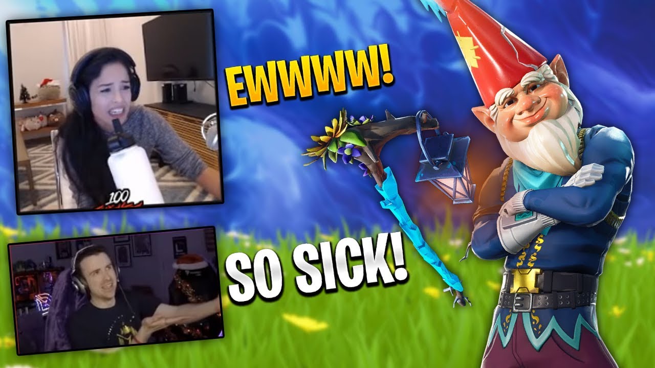 STREAMERS REACT TO THE NEW GRIMBLES SKIN & COLD SNAP PICKAXE (New ...
