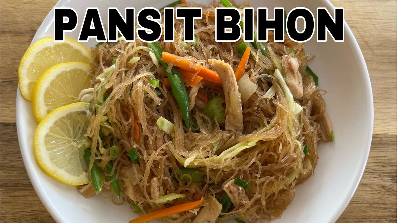 Pansit Bihon | Filipino Dish | Request ni asawang kano - YouTube