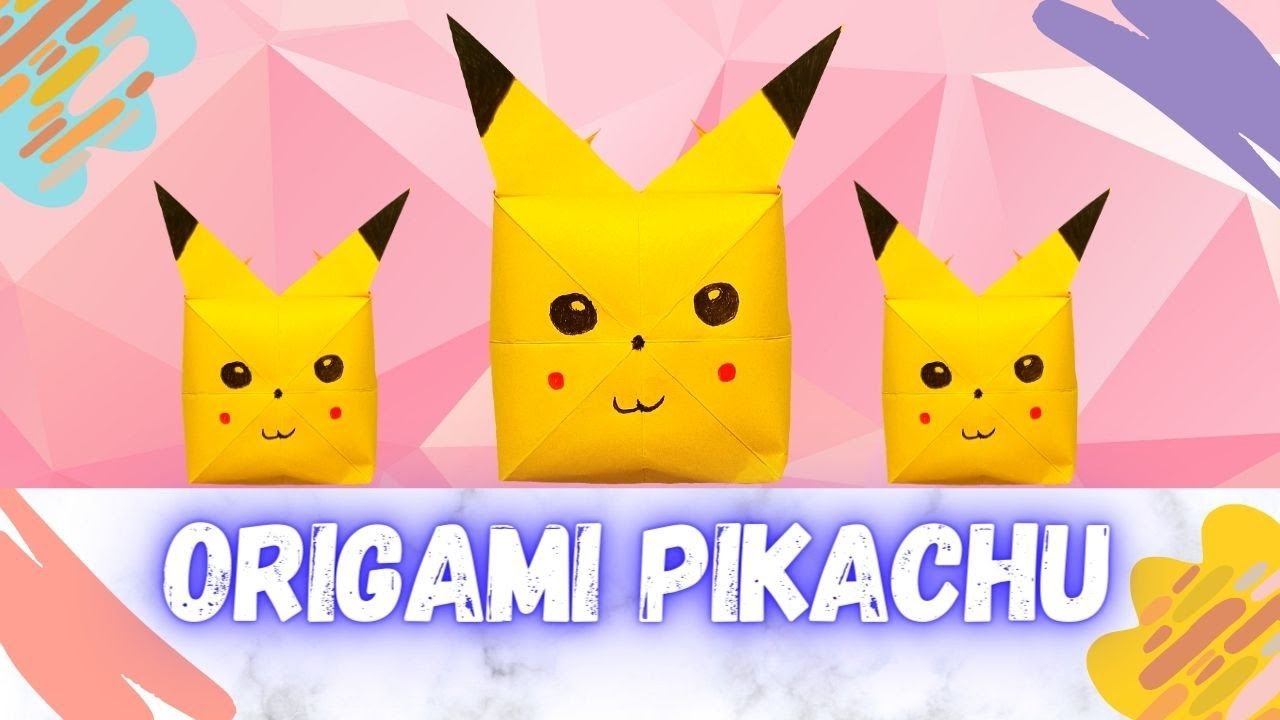 Origami pikachu_origami pokemon_Paper pikacho - YouTube