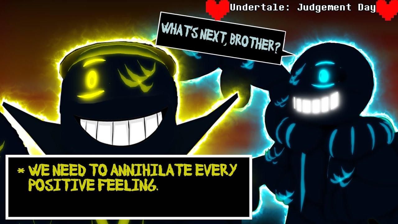 Undertale: Judgement day Nightmare Sans and ShatteredDream Sans ...