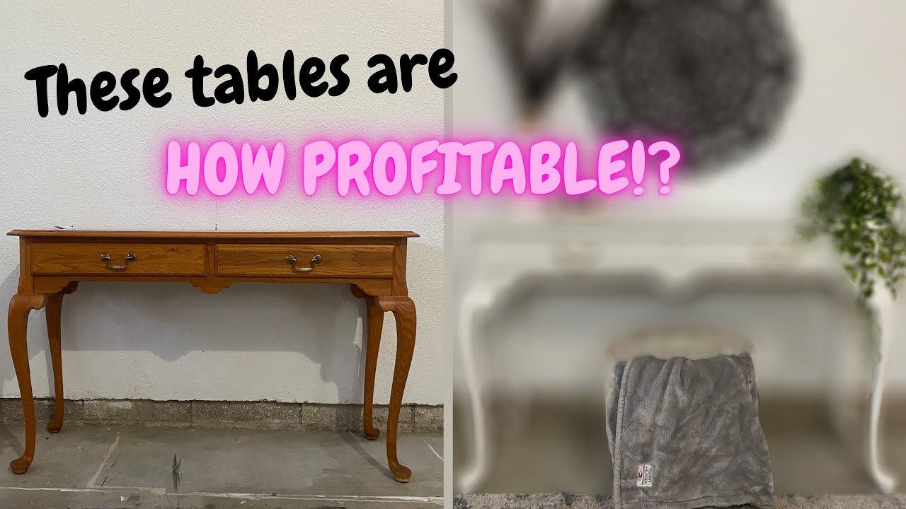 Entryway Tables ARE PROFITABLE! Before and After Wood Furniture ...
