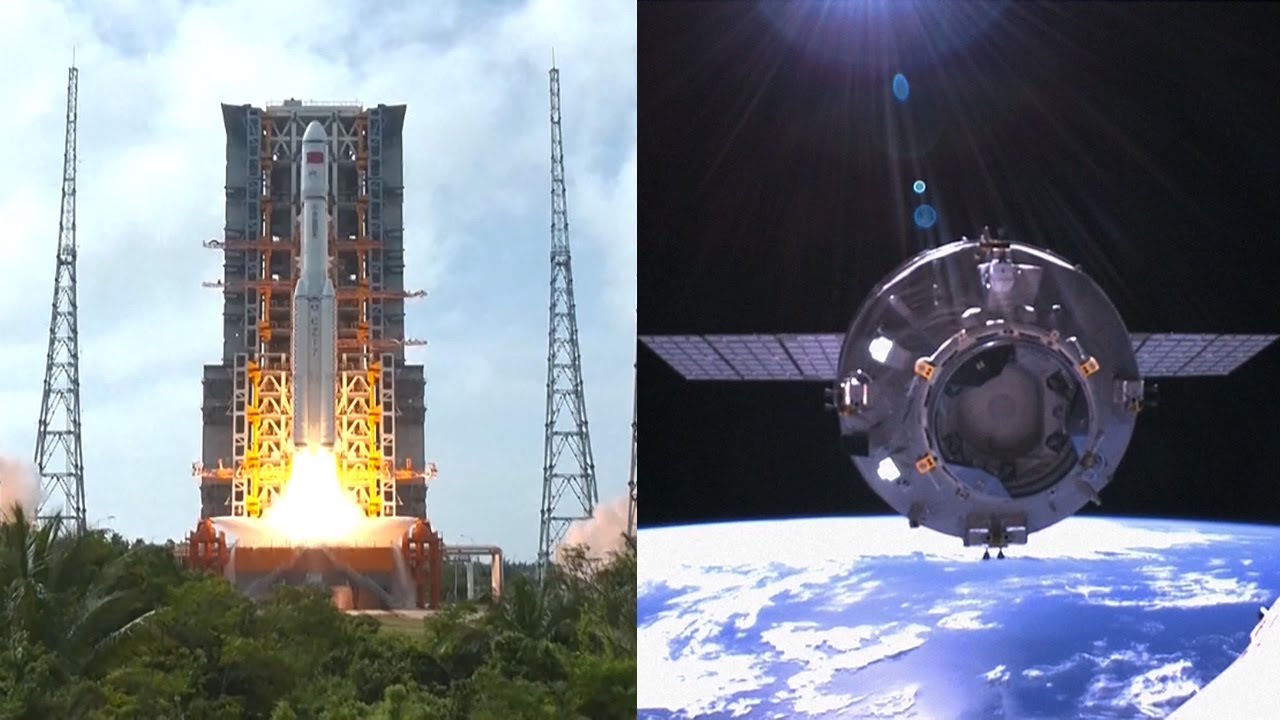 Tianzhou-5 - The Fastest Spacecraft to the China Space Station - YouTube