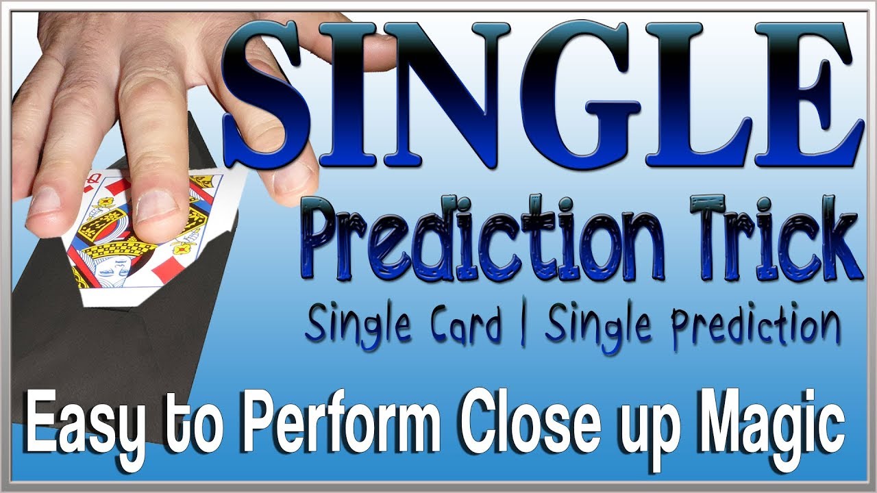 Close up Card Prediction Trick | One Card One Choice - SINGLE | Learn ...