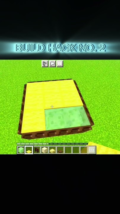 2 BEST BUILD HACKS #mcbuild - YouTube