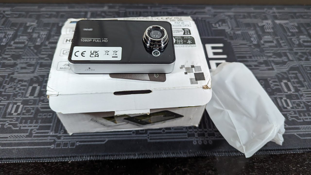 Temu dash cam unboxing - YouTube