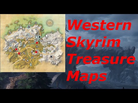 Western Skyrim Treasure Maps (i - iv) - YouTube