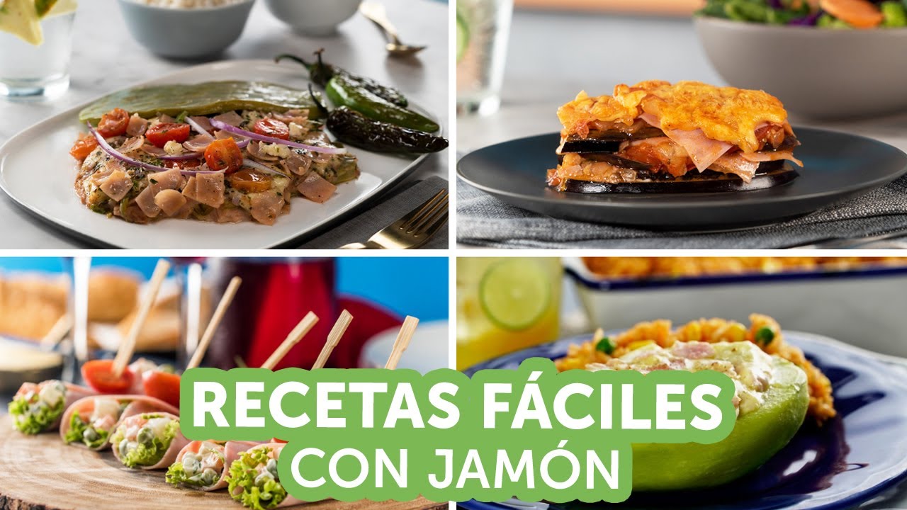 Recetas Fáciles con Jamón | Kiwilimón - YouTube
