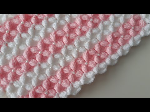 İncili bebek battaniyesi & Baby blanket