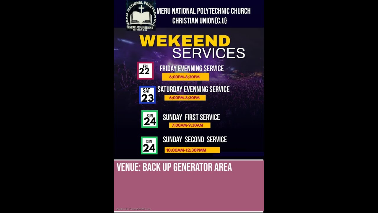 MERU POLY CHURCH CHRISTIAN UNION [CHURCH SERVICE] - YouTube