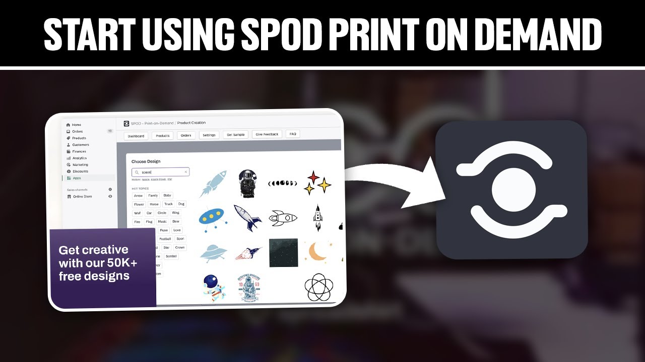 How To Start Using SPOD Print On Demand 2025! (Full Tutorial) - YouTube