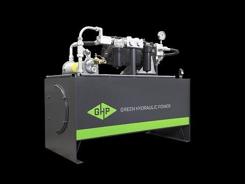 Green Hydraulic Power Unit - YouTube
